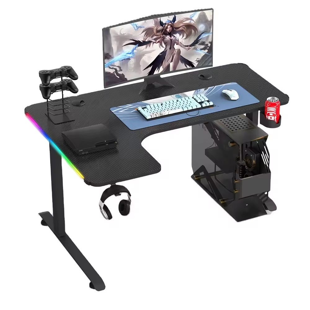 Computer desk L-shaped corner game table