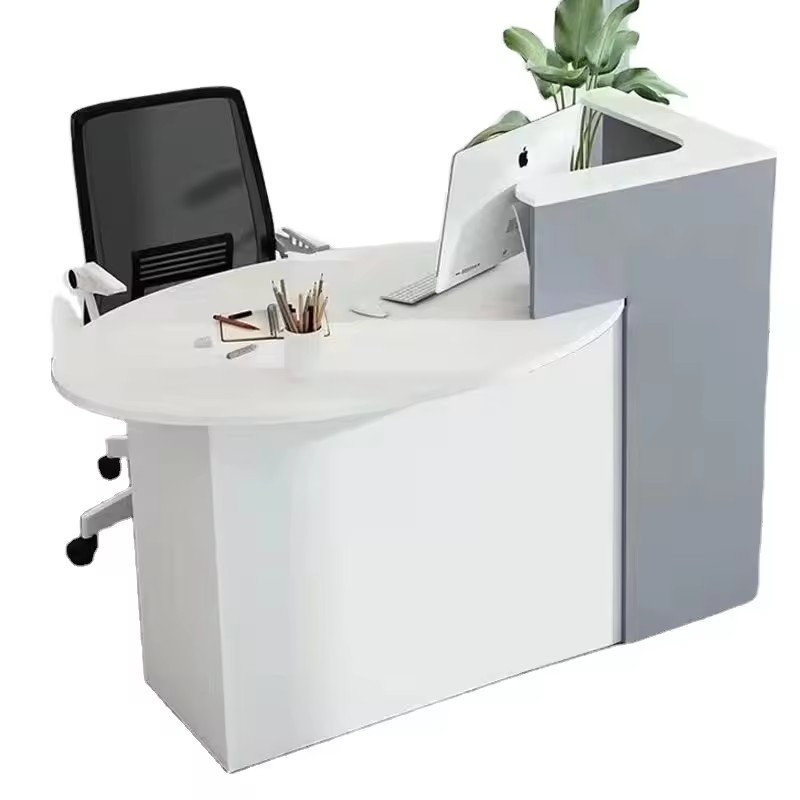 Small Corner Reception Desk