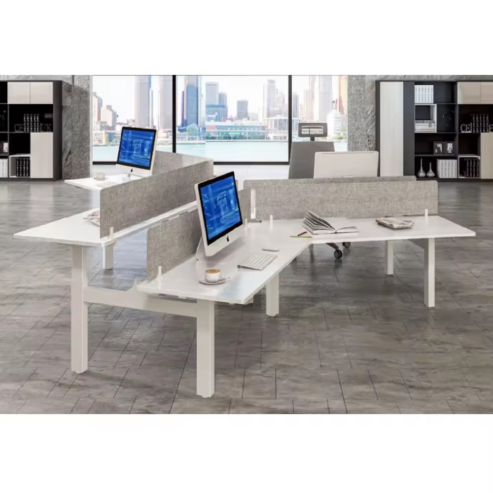 Workstation vertical office desk corner stand